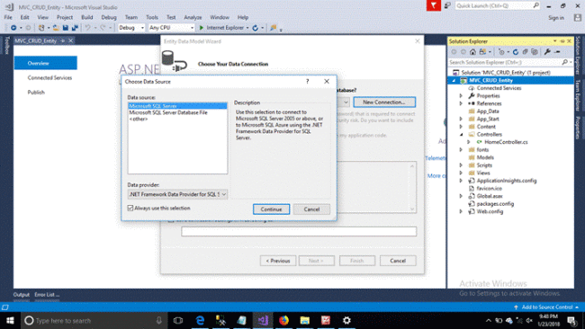 MVC CRUD Operations Using Entity Framework MVC CRUD Operations Using Entity Framework