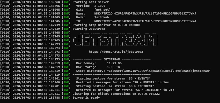 Nats Jetstream Implementation Steps