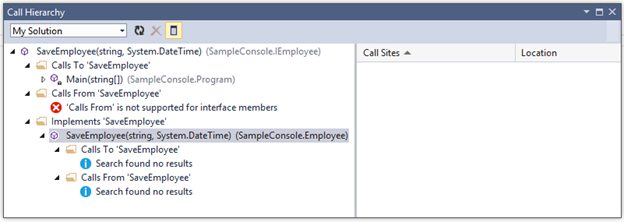 Navigate To Actual Implementation Of Method Of Interface In Visual Studio