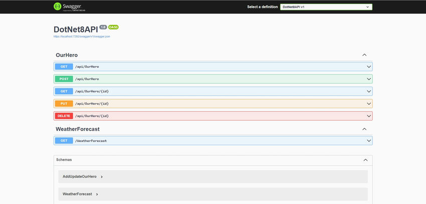 .Net 8 Web API CRUD Operations .Net 8 Web API CRUD Operations