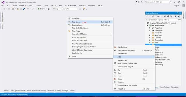 Net Mvc5 Entity Framework Simple Code First Database Approach 7873