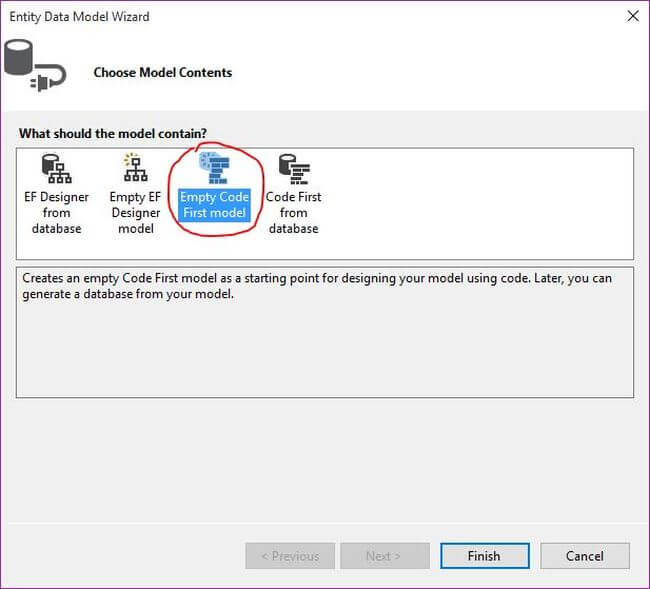.NET MVC5 - Entity Framework Simple Code First Database Approach