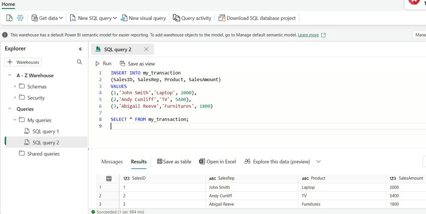 New in Fabric Warehouse SQL: TRUNCATE
