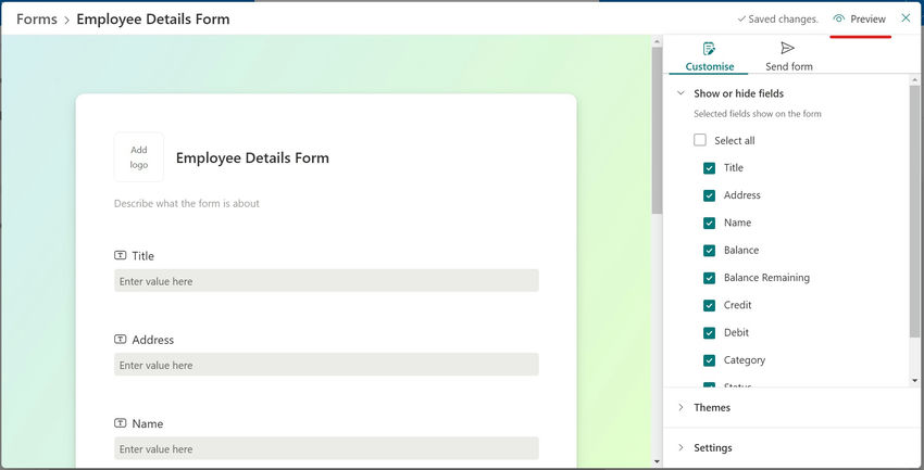 New Modern Microsoft Lists Forms Experience in SharePoint