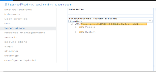 New Term Store Management In SharePoint Online
