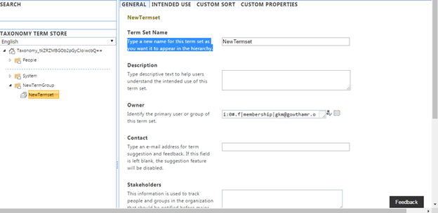 New Term Store Management In SharePoint Online
