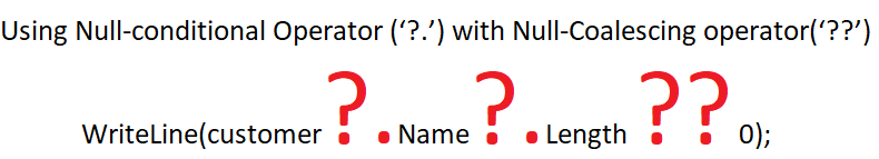 Null Value And Null Reference Handling - C#6 To C# 9 New Features - Day One