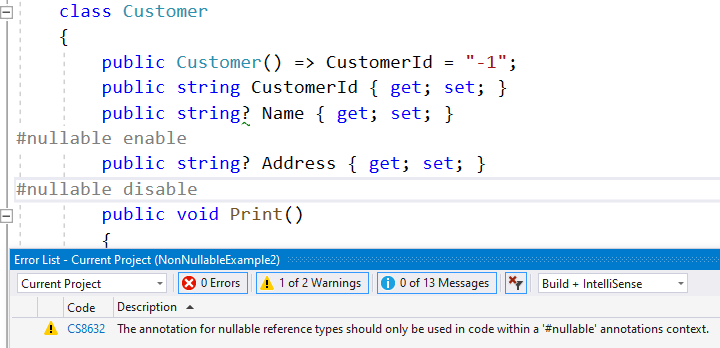 Null Value And Null Reference Handling - C#6 To C# 9 New Features - Day One