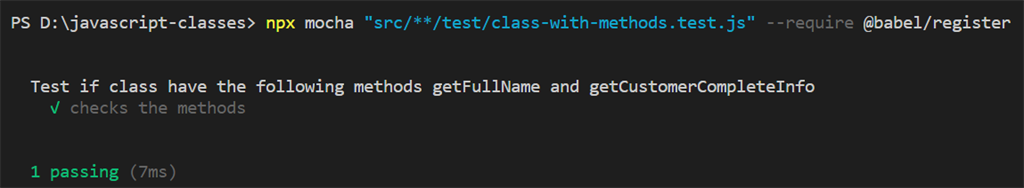 Object Oriented Programming JavaScript - ES6