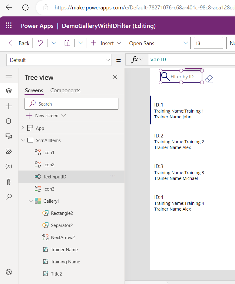 Opening PowerApps App Gallery From Email Dependent upon ID