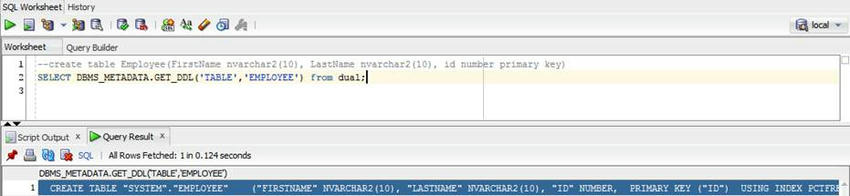 Overview Of Oracle Package Dbms Metadata