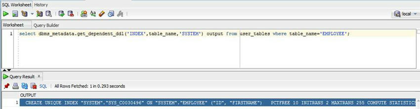 Overview Of Oracle Package DBMS METADATA