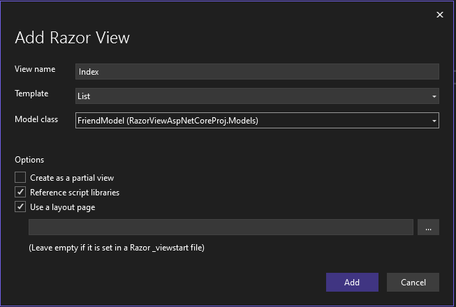 Overview of Razor Views, Razor Pages and Razor Components