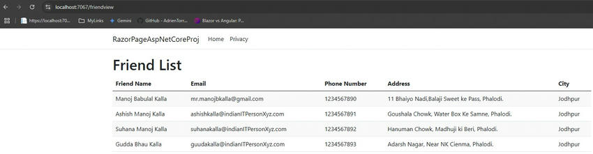 Overview of Razor Views, Razor Pages and Razor Components