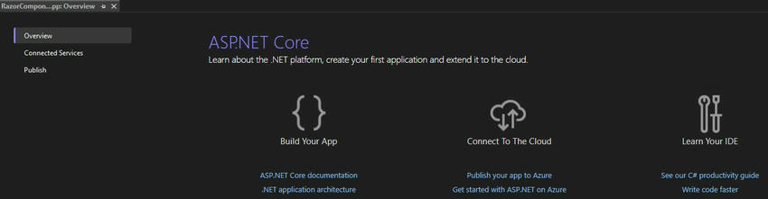 Overview of Razor Views, Razor Pages and Razor Components