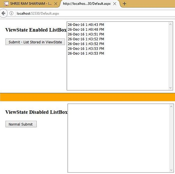 Overview Of Viewstate In Aspnet 2054