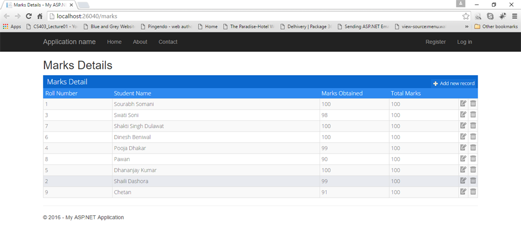 Paging And Sorting In jTable Using MVC Paging And Sorting In jTable Using MVC