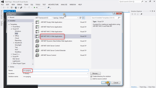 Paging In MVC 4 Using PagedList