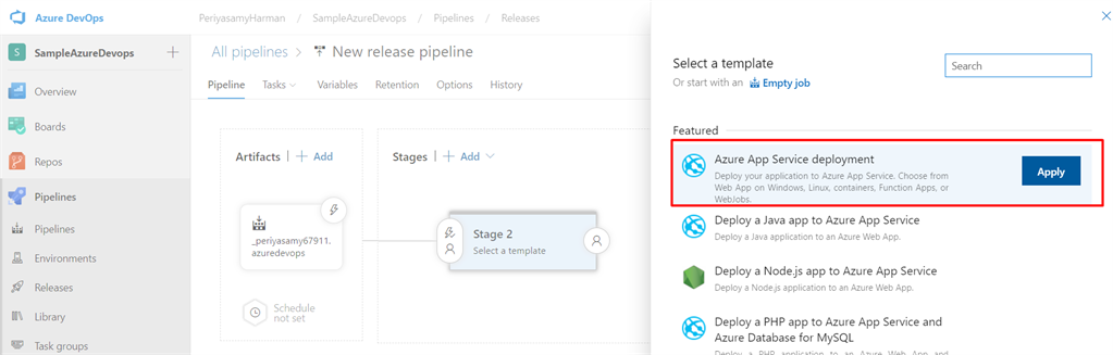 CI/CD Implementation For A Simple Web Application Using Azure DevOps - Part Two
