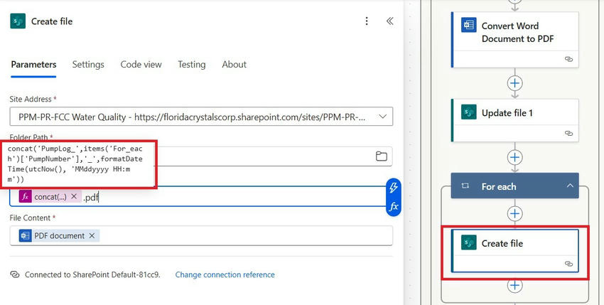PDF Generation Using Power Automate Flow