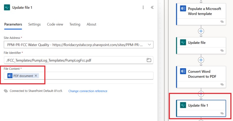 PDF Generation Using Power Automate Flow