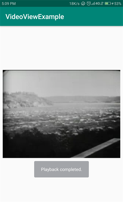 Play Video From Internet Using VideoView In Android App