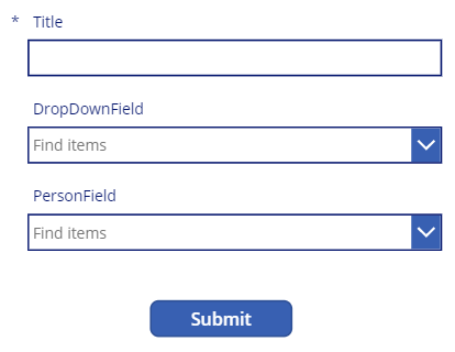Populate People Picker Field On Selection Of A Dropdown Value