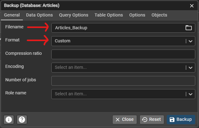 PostgreSQL Database Backup and Restore using pgAdmin