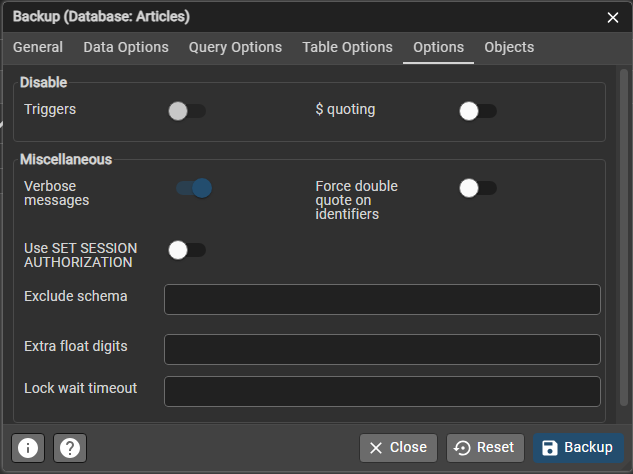 PostgreSQL Database Backup and Restore using pgAdmin