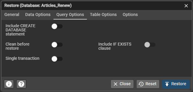 PostgreSQL Database Backup and Restore using pgAdmin