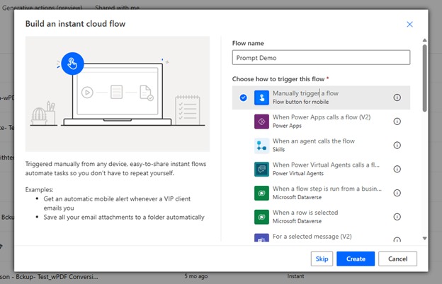 Power Automate AI Copilot Prompts: What & How to Build