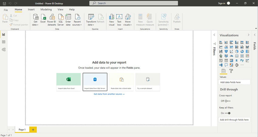 Power BI Introduction: Connectivity, Creating Dashboards & Data