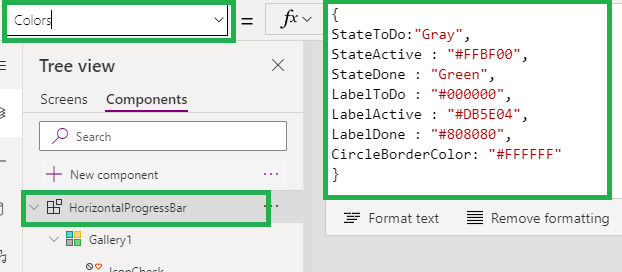 PowerApps - Horizontal Progress Bar