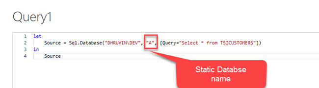 PowerQuery - Dynamically Pass Database Name as Parameter to fetch the Records from Different ...