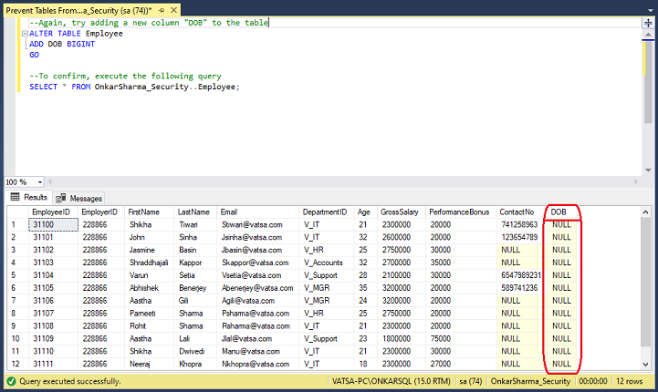 Prevent Tables From Being Created, Dropped, Or Altered In SQL Server