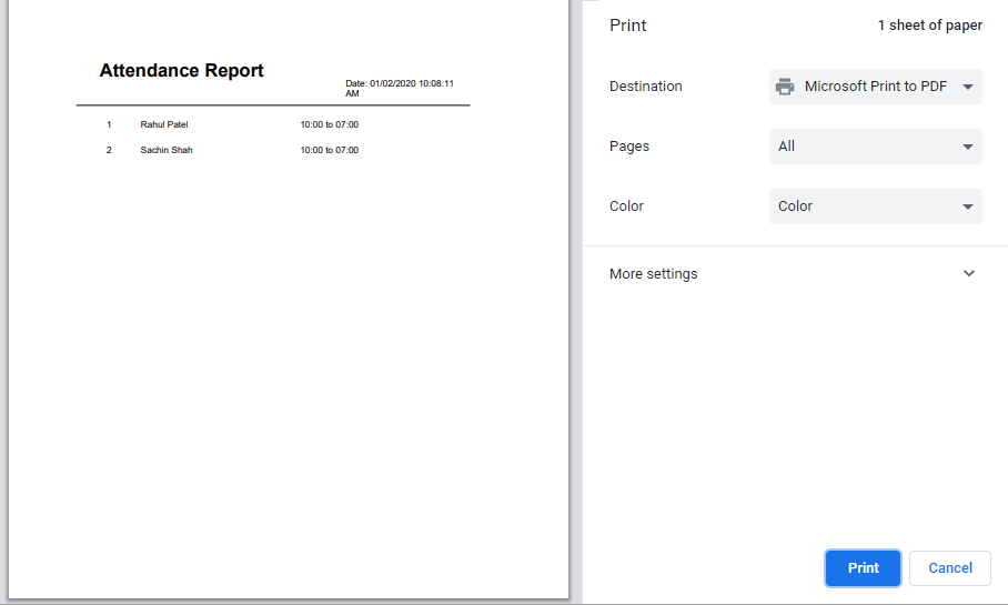 Print RDLC Report Directly To Printer In MVC Print RDLC Report Directly To Printer In MVC