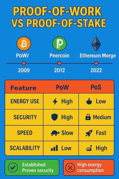 PoW vs PoS: Key Differences, Pros & Cons Explained