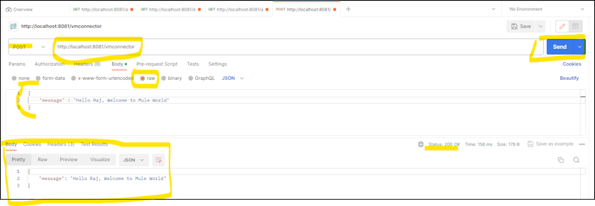 Publish and Subscribe Messages using VM Connector in MuleSoft