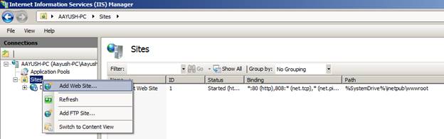 Publish ASP.NET Core 2.0 Application on IIS