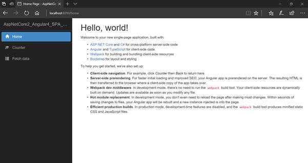 Publishing Aspnet Core 2 Angular 4 Spa Template Application Using Net Cli 6383
