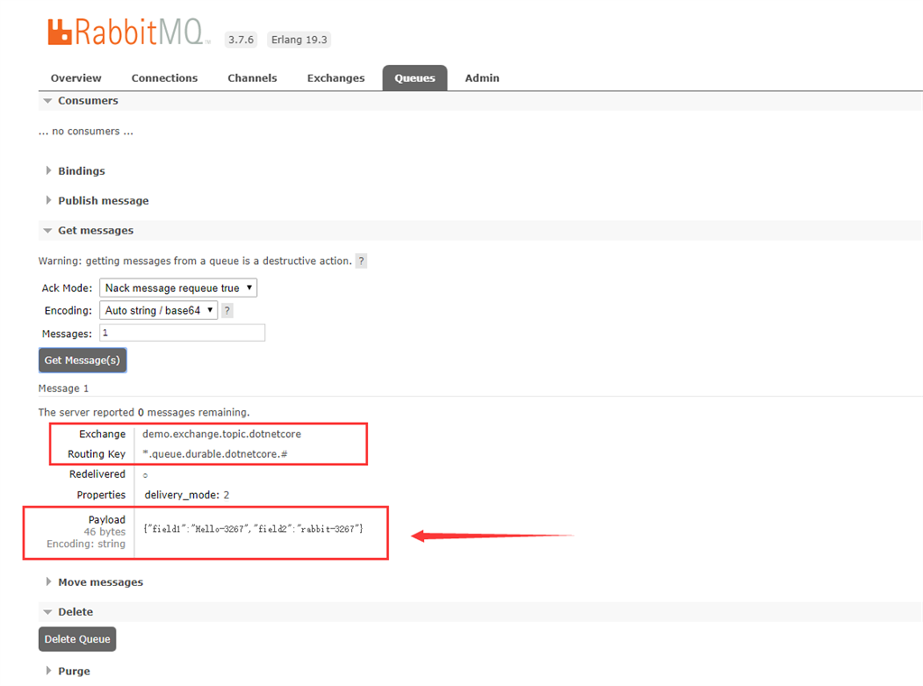 Publishing Rabbitmq Message In Aspnet Core