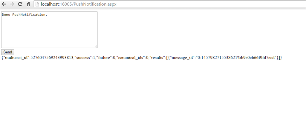 Push Notification To Android Mobile Using GCM (Google Cloud Messaging)