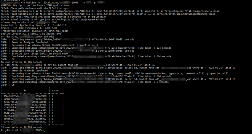 Query Apache Hive With C# And ODBC