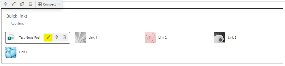 Quick Links Web Part In Sharepoint Online