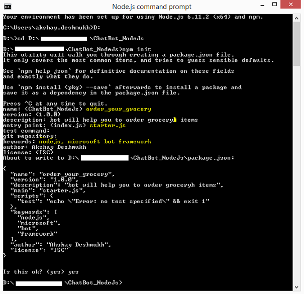 Develop Chatbot On Nodejs Platform Using Microsoft Bot Framework Part One Quick Start For