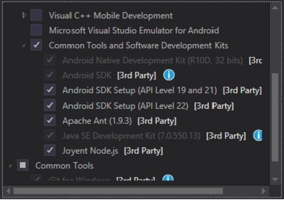 Quick Start On Apache Cordova Using Visual Studio 2015