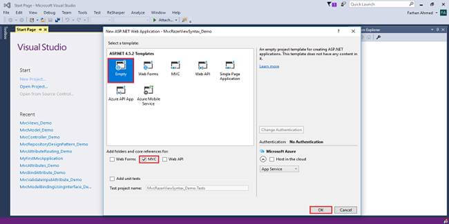 Razor View Syntax In ASP.NET MVC