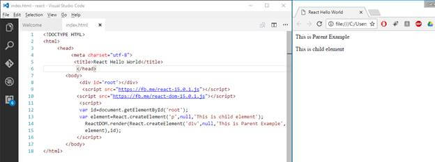 React Tutorials - Day One - React Introduction