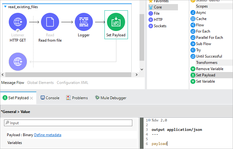 Read Files Using File Connector In Mulesoft