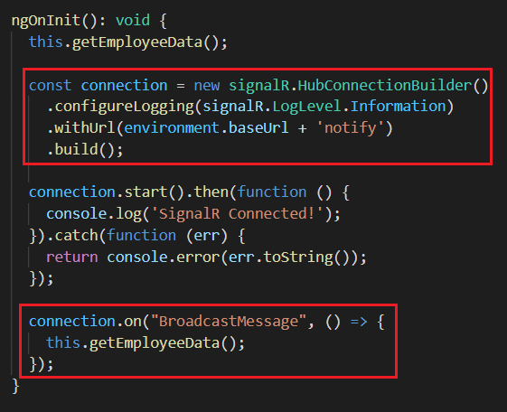 Real-time Angular 11 Application With SignalR And .NET 5